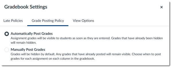 Quick Tip: Grade Posting Policy | Regional Campuses